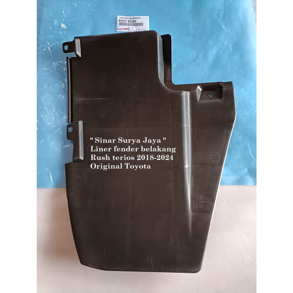 Rear SPAKBOR FENDER LINER LEFT RIGHT NEW RUSH TERIOS 2018-2024 Original ...