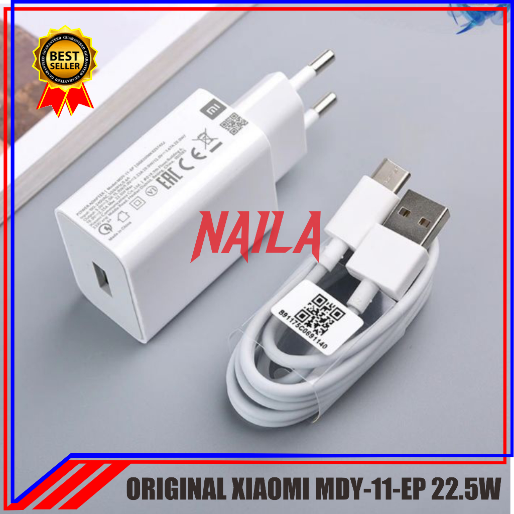 Charger Xiaomi Redmi 9T 100% ORIGINAL 22.5 Watt Fast Charging Type C ...