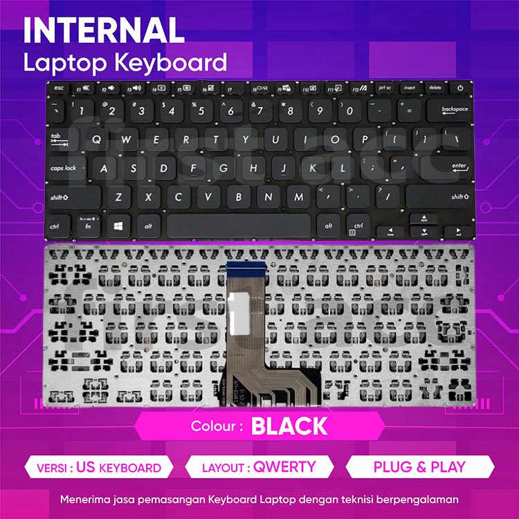 Asus VivoBook 14 A416MAO A416MA A416F A416FA A416FAO Keyboard | Shopee ...