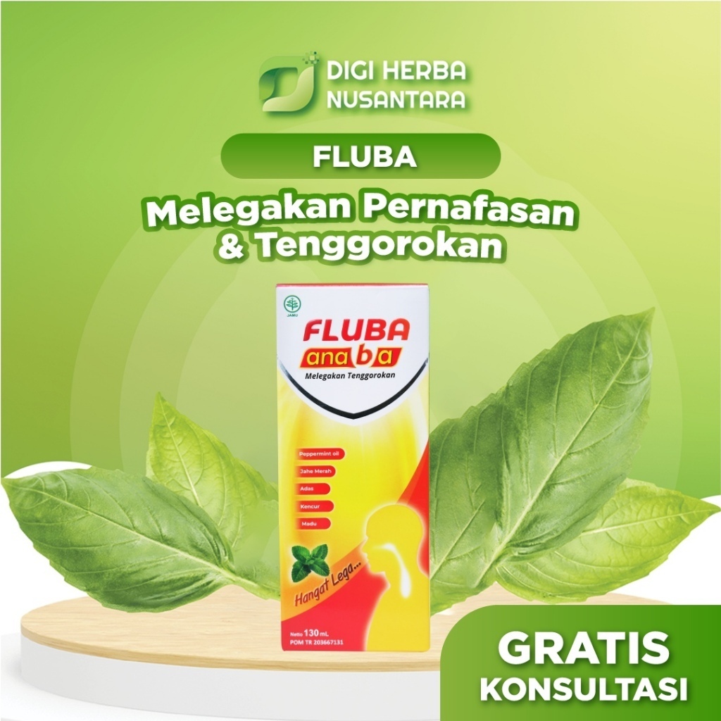 Fluba ANABA 130ml - Cough & Flu Relief for Children & Adults - 1 Box ...