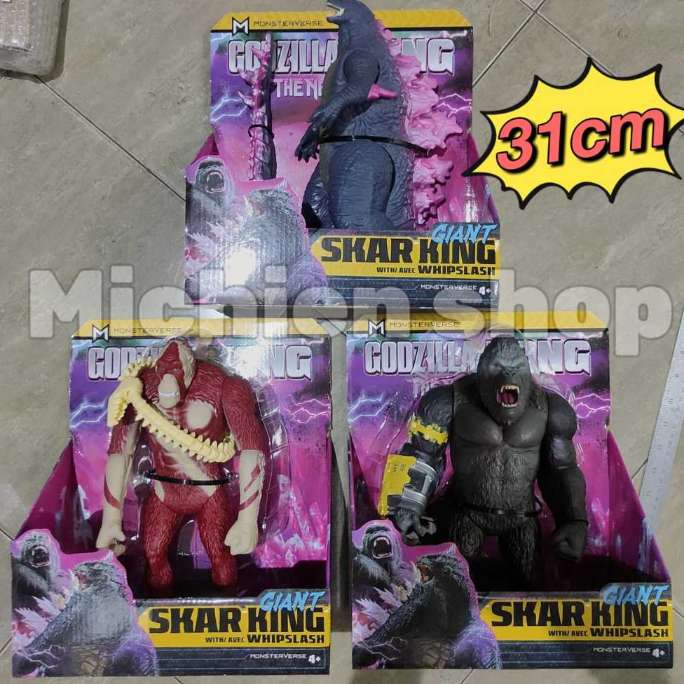 Action Figure Godzilla X Kong The New Empire Skar King Shimo Big 31cm ...
