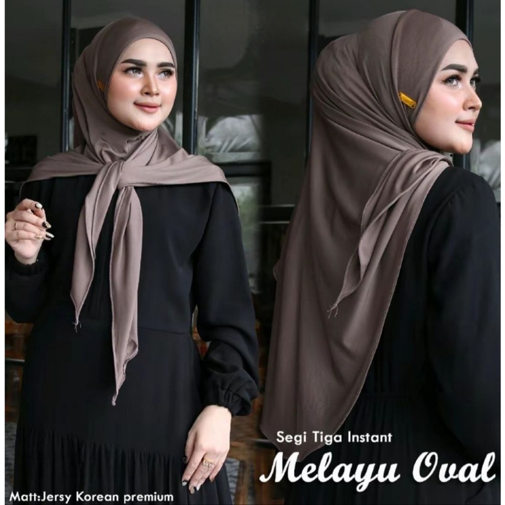 Instant JERSEY PREMIUM TRIANGLE HIJAB\OVA Instant TRIANGLE HIJAB ...