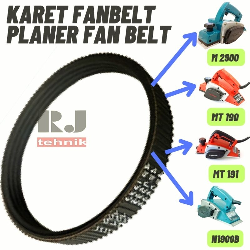 MESIN Rubber Fanbelt Fan Belt Planer Planer Machine M191 M190 M2900 ...