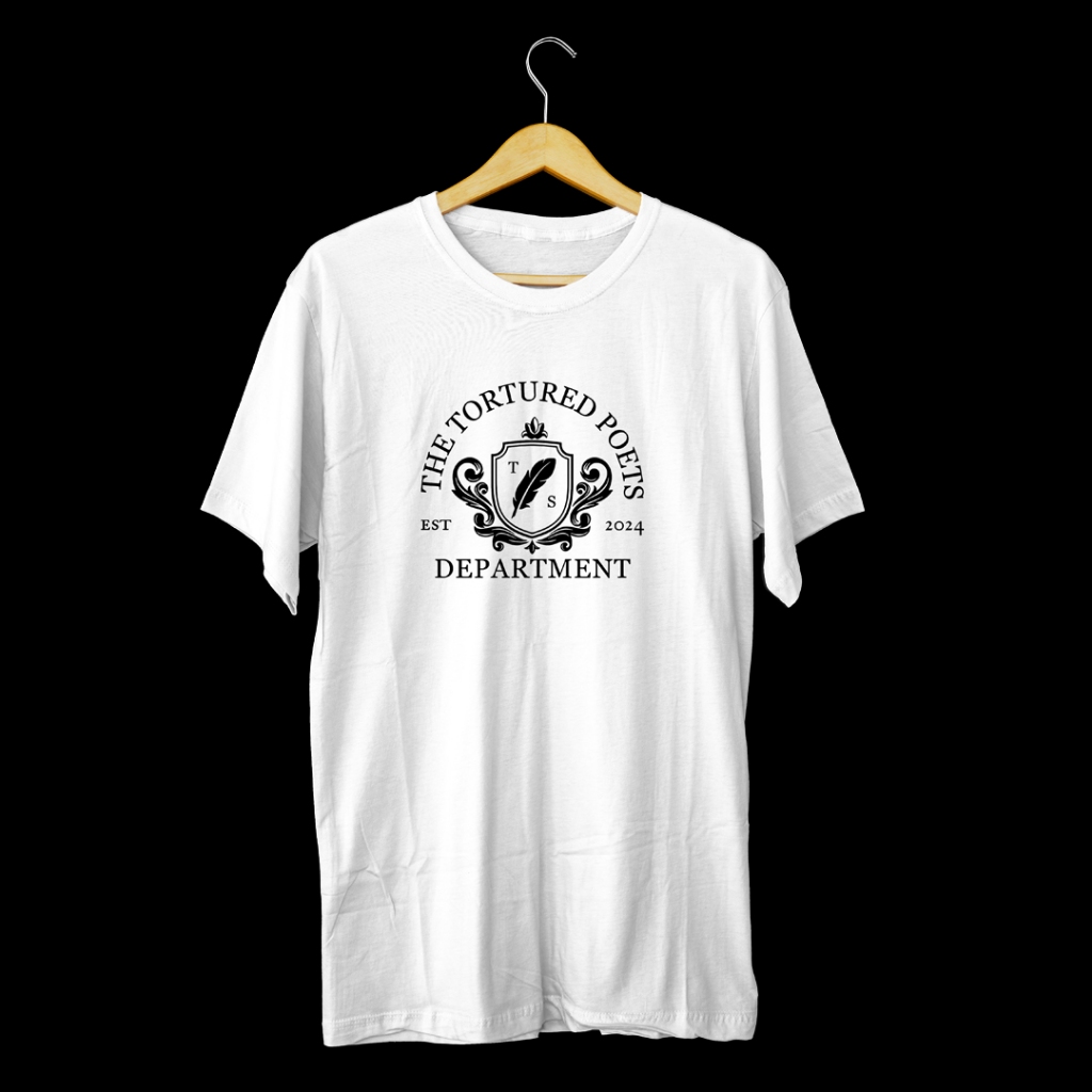 Taylor Swift TTPD Tshirt The Tortured Poets Department Emblem Merch ...