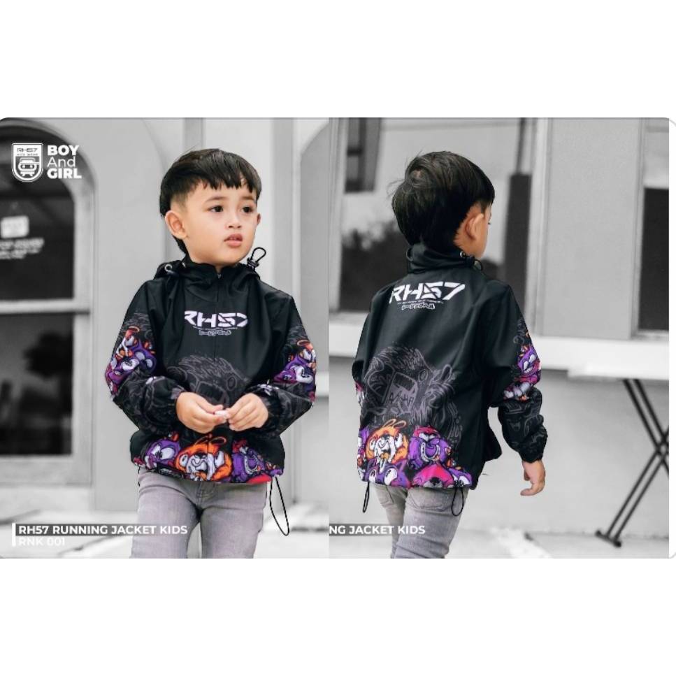 HITAM Kids RACING Jacket KIDS RACING Jacket - Black | Shopee Malaysia