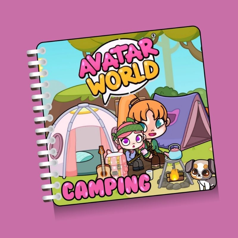 Avatar World Camping Edition Paper Doll House Children's Toy | Shopee ...