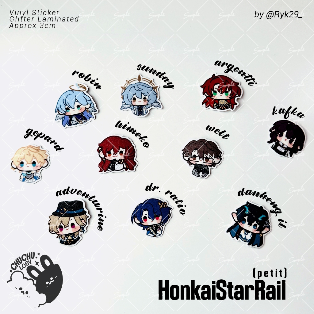 Hsr Honkai Star Rail [Petit] glitter vinyl sticker by ryk29_ Gepard ...