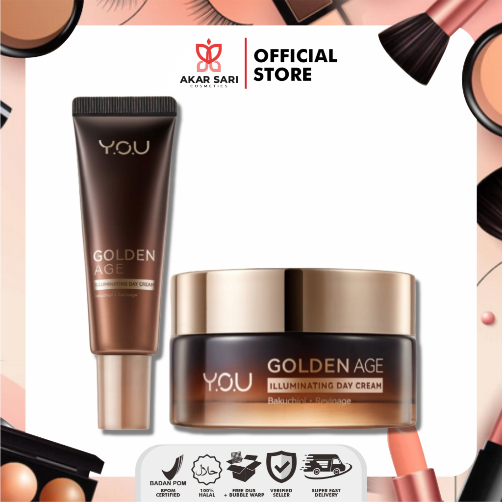 YOU GOLDEN AGE ILUMINATING DAY CREAM - Anti Aging Facial Moisturizer 18 ...