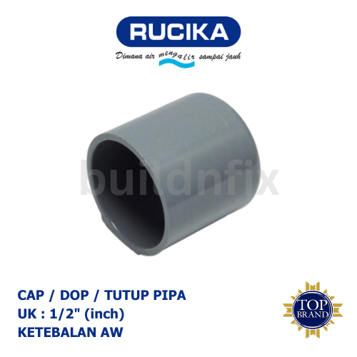 RUCIKA CAP / DOP / PVC PIPE CAP 1/2" AW (THICK) | Shopee Malaysia