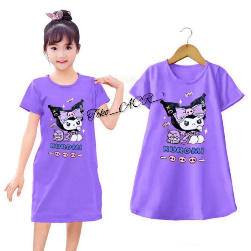 Daster for Girls Ages 2-13 YEARS KUROMI MOTIF // KUROMI CHILDREN'S ...