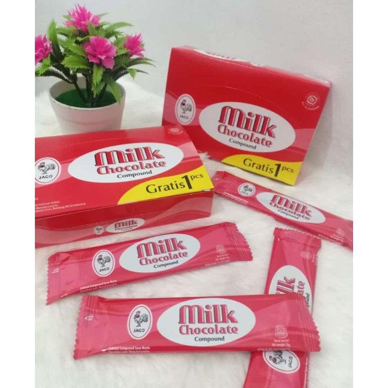 Jago Milk Chocolate / Old School Chocolate (Contains 12 Pcs) | Shopee ...