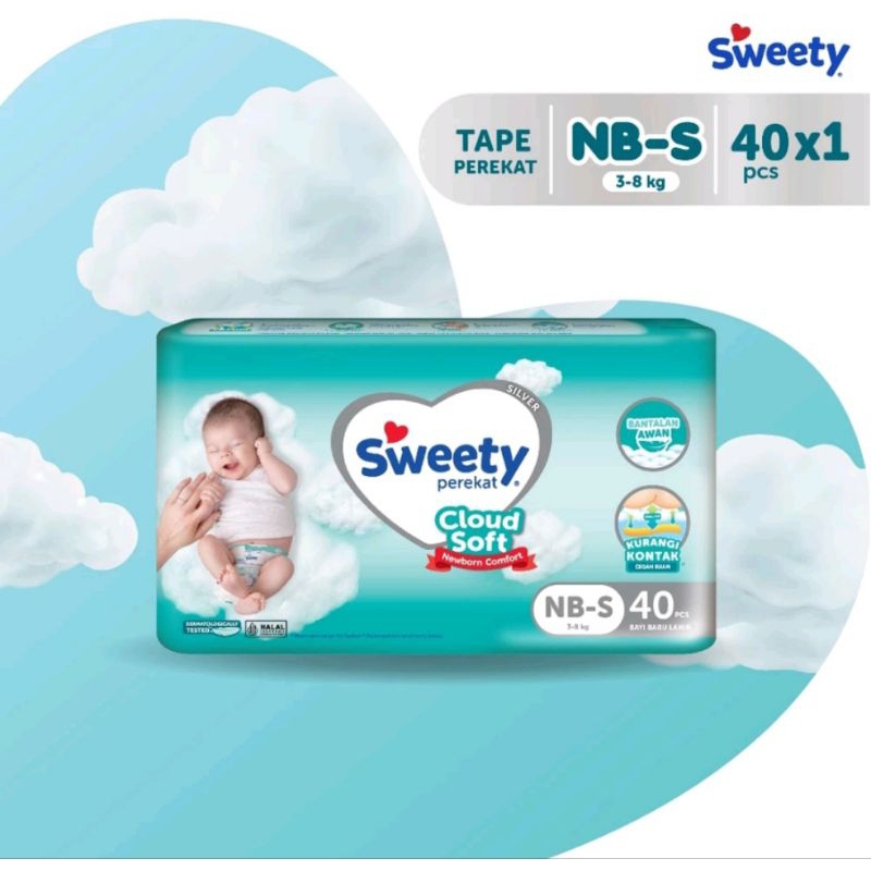 Baby DIAPERS Sweety SILVER ColdSoft SWETTY SILVER DIAPERS | Shopee Malaysia