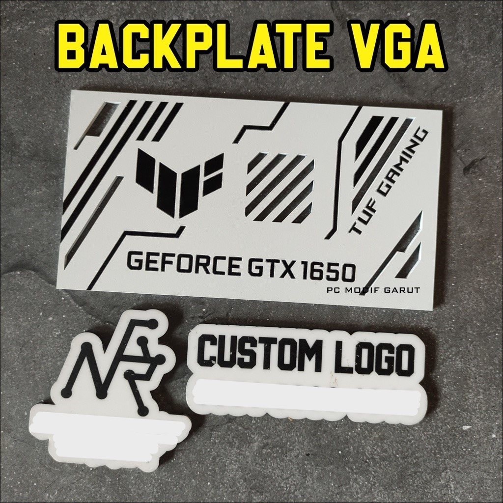 Backplate vga cover custom logo tuf gaming edition | Shopee Malaysia