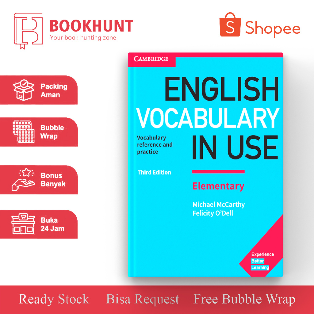 English Vocabulary in Use Elementary Book with Answers | Shopee Malaysia