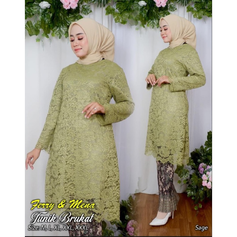 Tunic kebaya set, party kebaya, graduation kebaya, modern kebaya ...