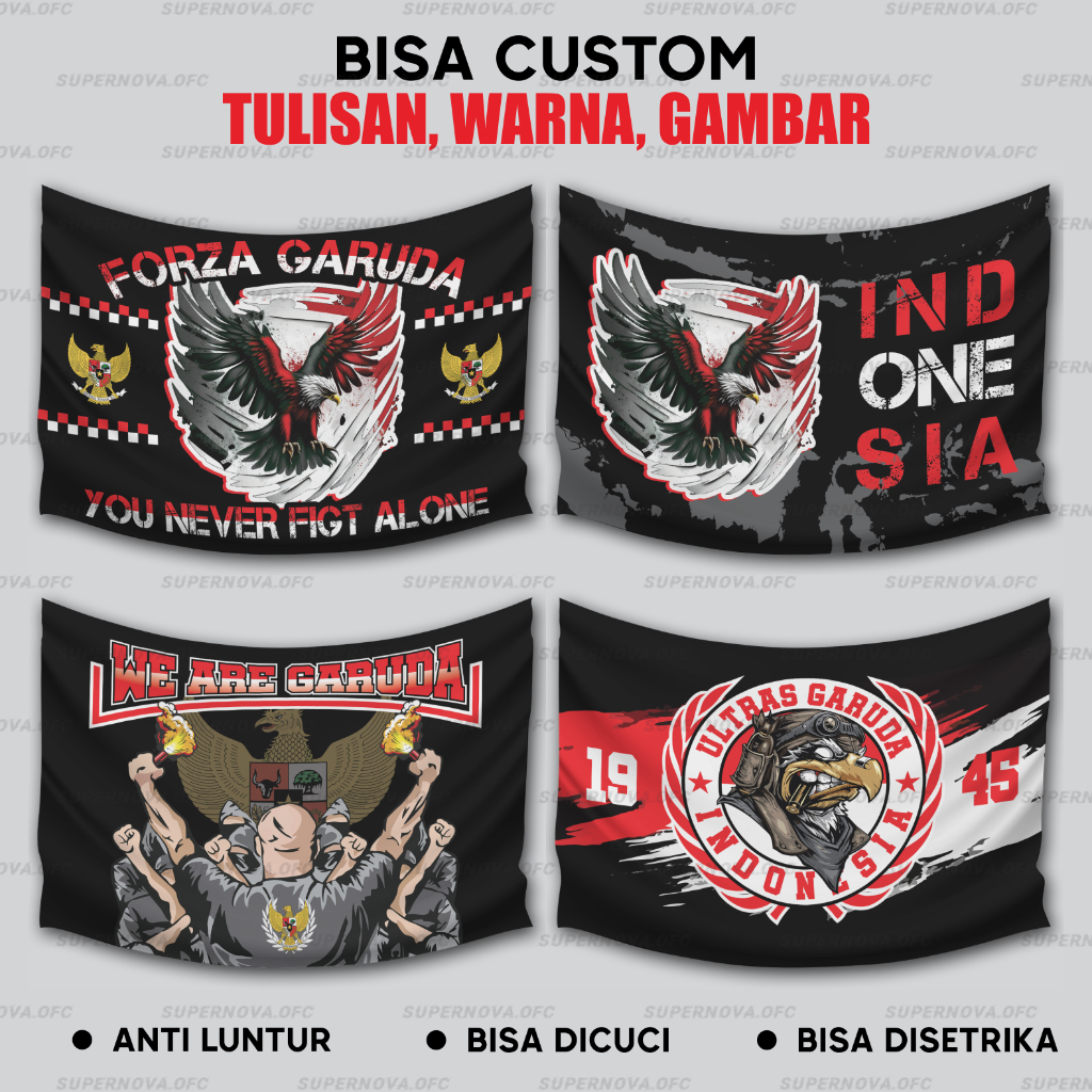JUMBO FLAG SUPPORTER THE GARUDA INDONESIA NATIONAL TEAM | Shopee Malaysia