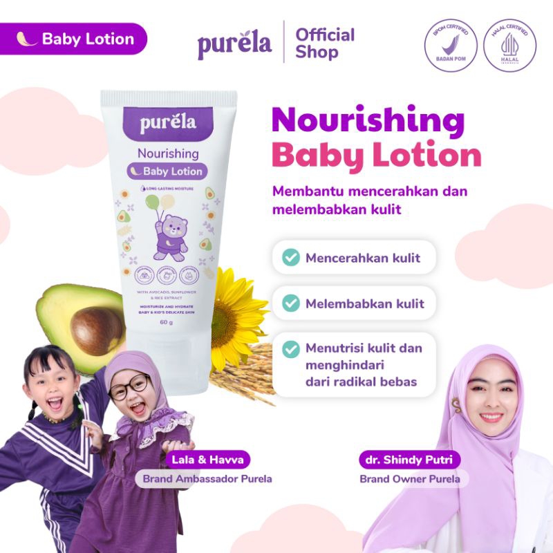 Purela Baby Lotion 60 gr | Shopee Malaysia