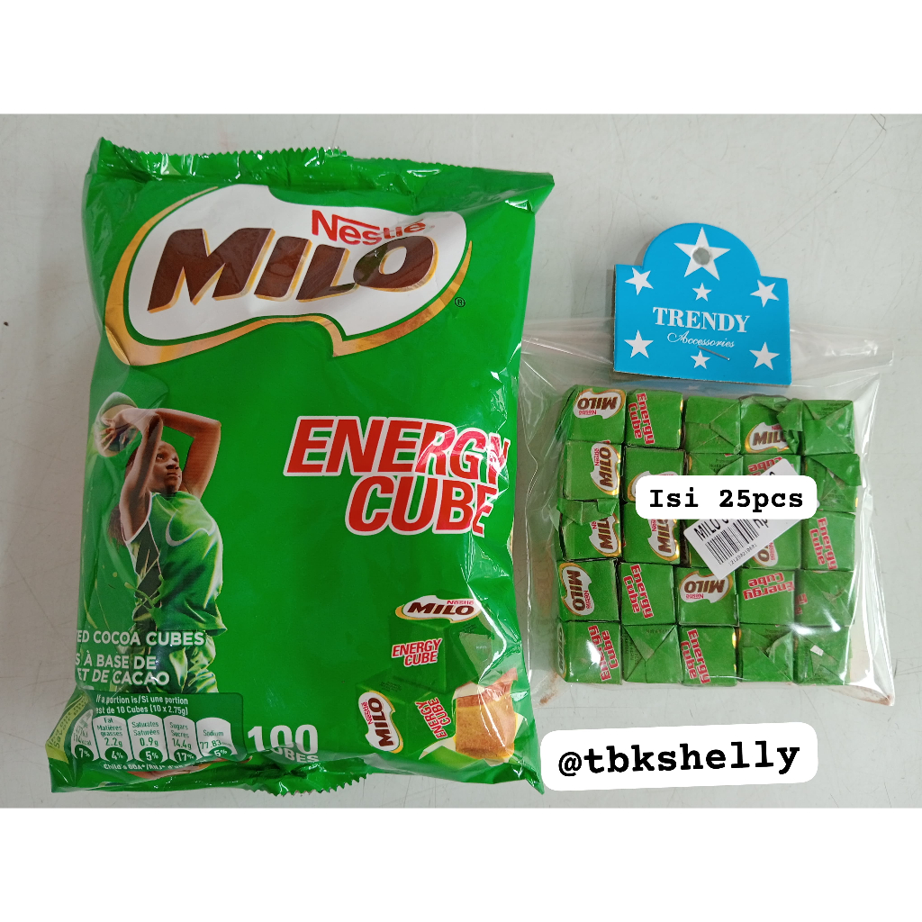 Milo cube Contents 100/repack 25pcs | Shopee Malaysia