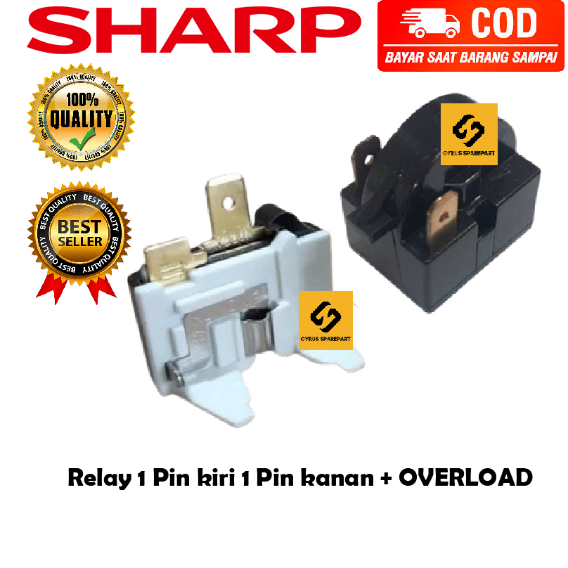 SHARP 2-Door Refrigerator Overload Relay | Shopee Malaysia