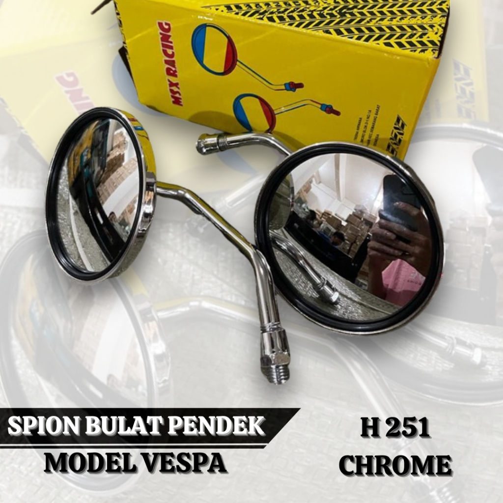 Fazzio Grand Filano Fino rearview mirror, round Model, long and short ...