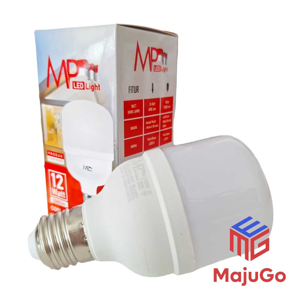 Mp LED LIGHT CAPSULE COOL DAYLIGHT 12 WATT | Shopee Malaysia