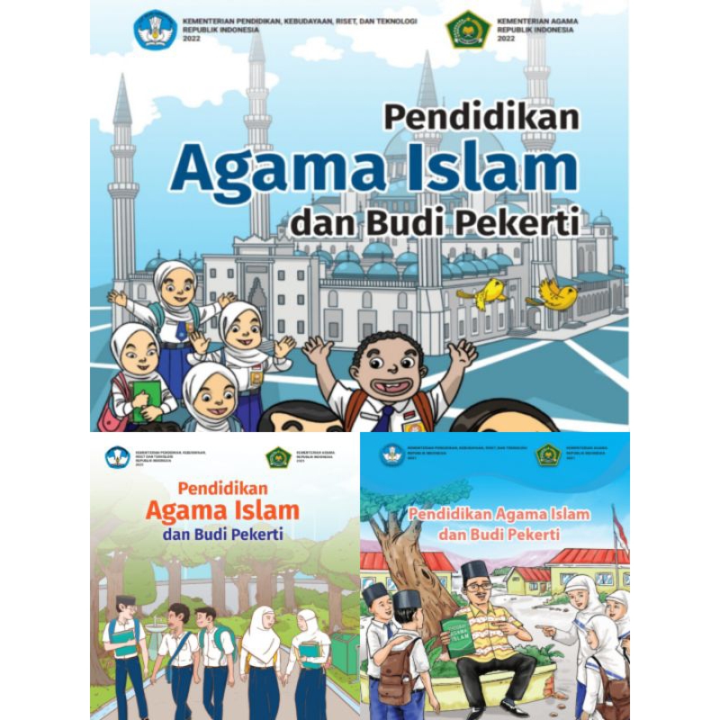 Diknas Islamic Religious Education Book And Budi Pekerti Junior High ...