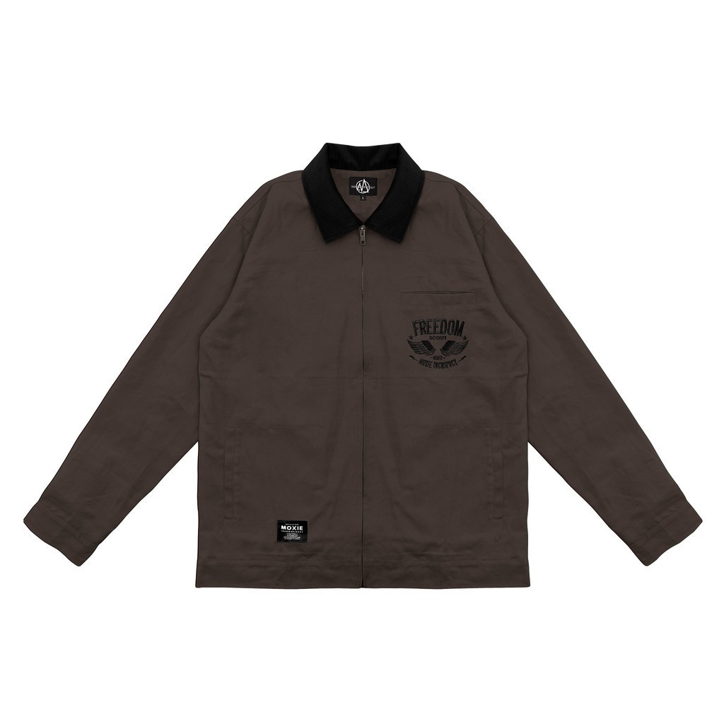 Moxie Store Harrington Men's Freedom Jacket Canvas Twill - Brown ...