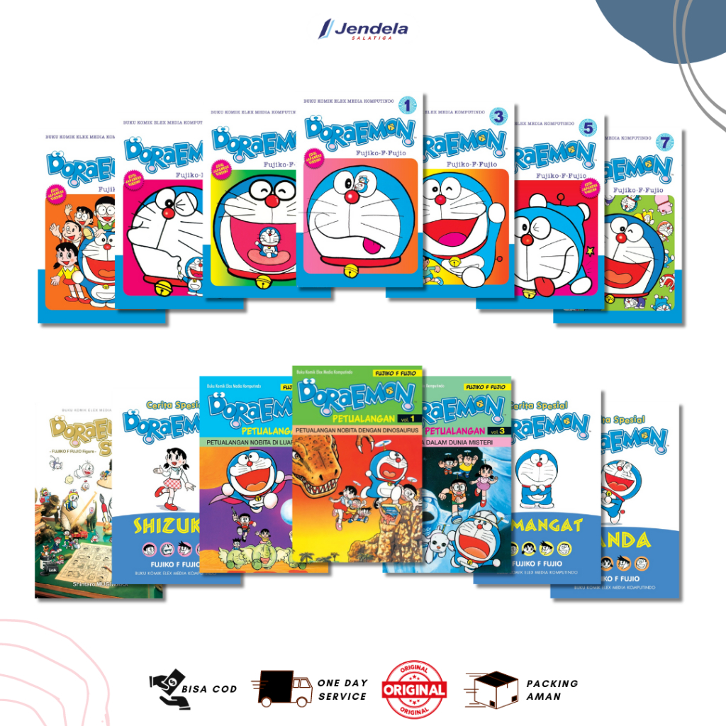 Complete Series of Doraemon Comics, Doraemon Adventure, Story, Doraemon ...