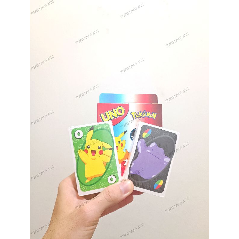 Mimi ACC 1box UNO Card POKEMON MOTIF | Uno CARD POKEMON | Uno CARD GAME ...