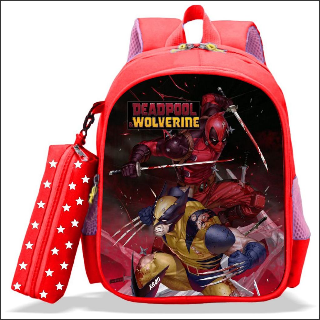 Premium QUALITY DEADPOOL VS WOLVERINE Character Kindergarten and ...