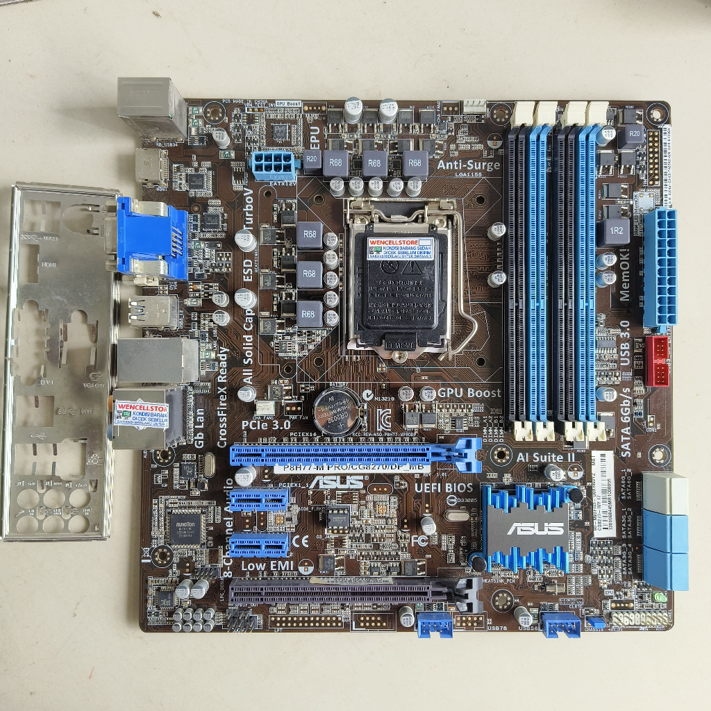 Motherboard ASUS H77-M PRO LGA 1155 DDR3 | Shopee Malaysia