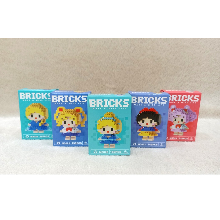 Building Block Nano Bricks Toys DIY Mini Princess Toys | Shopee Malaysia