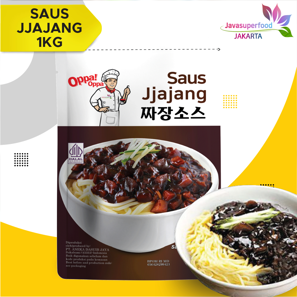 Halal Jjajang Sauce Black Soybean Paste 1Kg jajangmyeon Oppa Sauce!Oppa ...