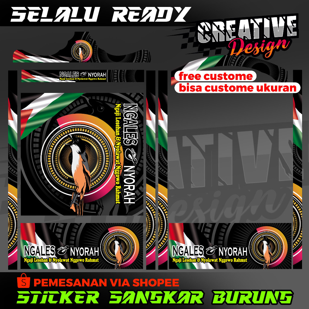 Costome PENTET B Cage STICKER | Shopee Malaysia