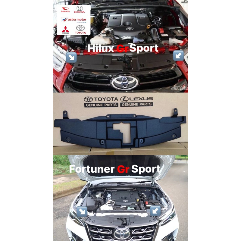 53117-0k210 fortuner radiator upper grill Cover Gr Sport Hilux Gr sport ...
