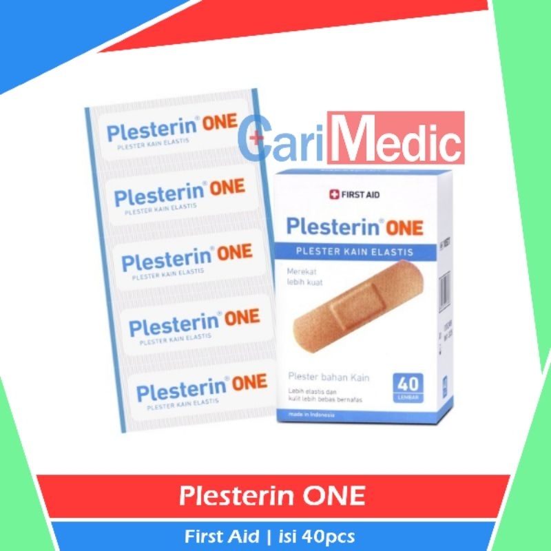 Onemed Brown Cloth Plasterin One First Aid Wound Plaster Box contains ...