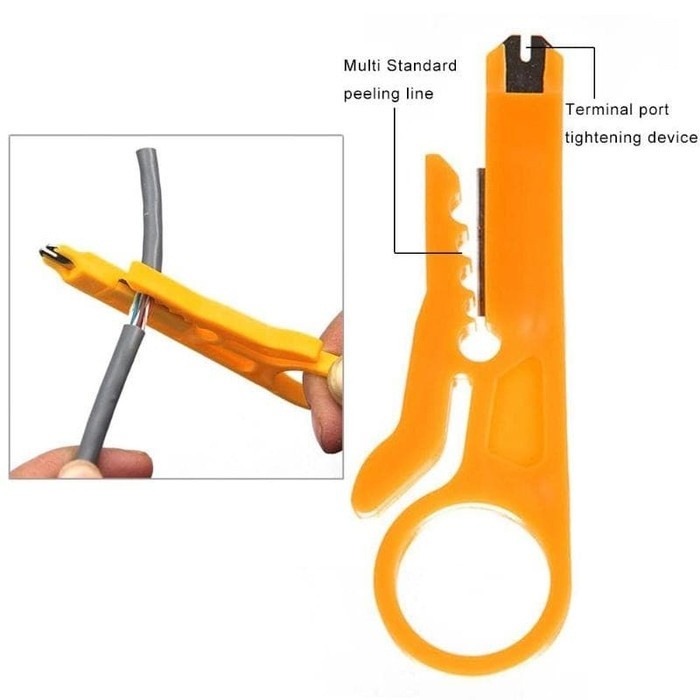 Rotary Wire Stripper Pliers, Rotary Cable Skin Stripper Tool, LAN ...