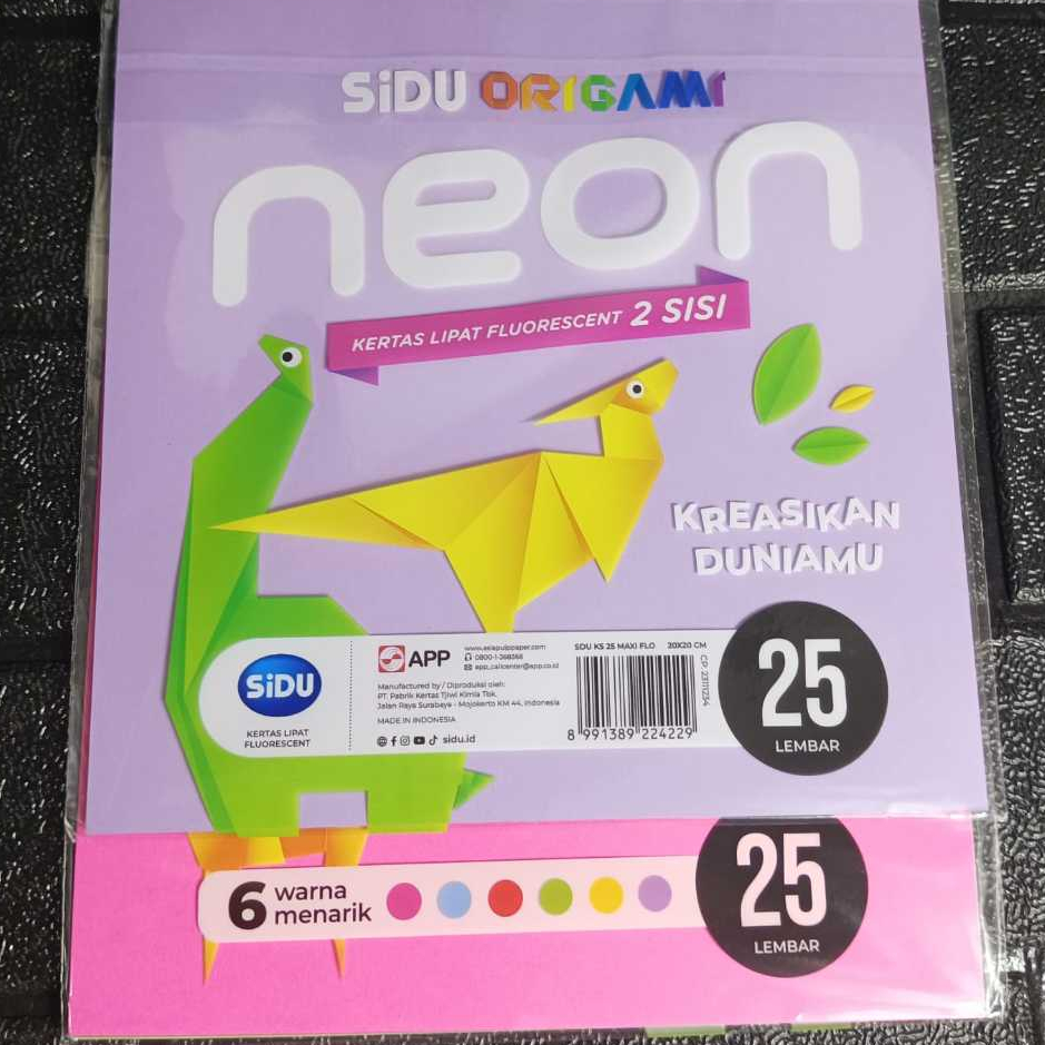 Sidu World Rays Origami Folding Paper 20 x 20 25 Sheets | Shopee Malaysia