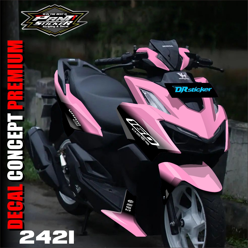 Honda Vario New 160 Fullbody Decal Sticker - All New Vario 160 Decal ...