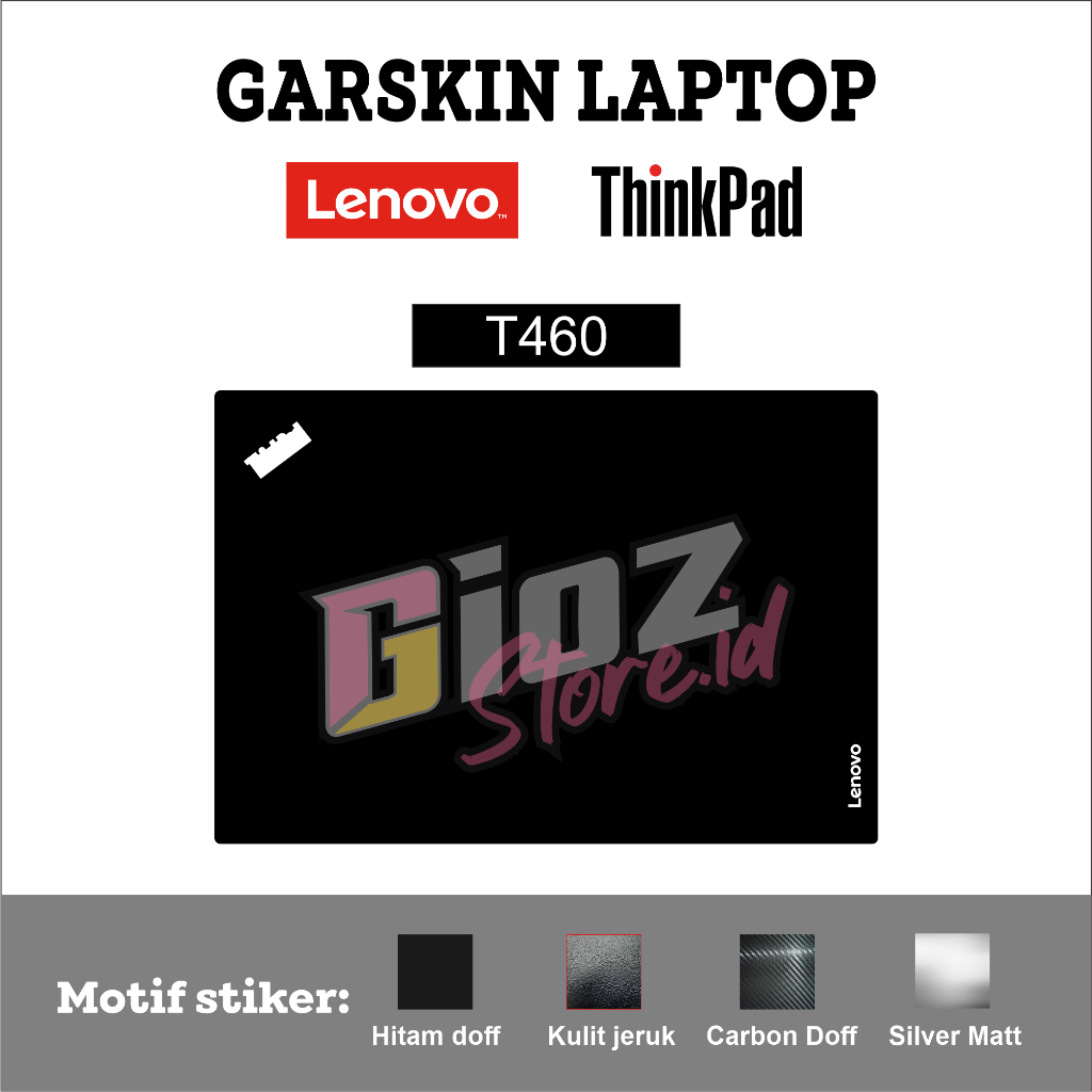GARSKIN LENOVO T460, T460s LAPTOP STICKER | Shopee Malaysia