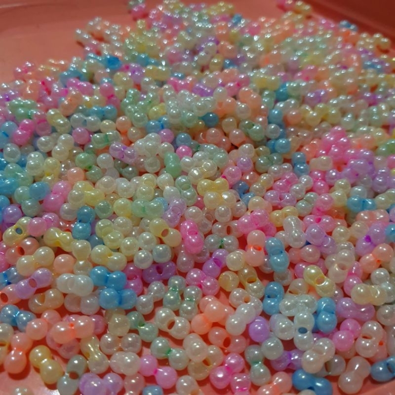 Kifya Craft - Lightning Jelly Bean Bead 15gr | Shopee Malaysia