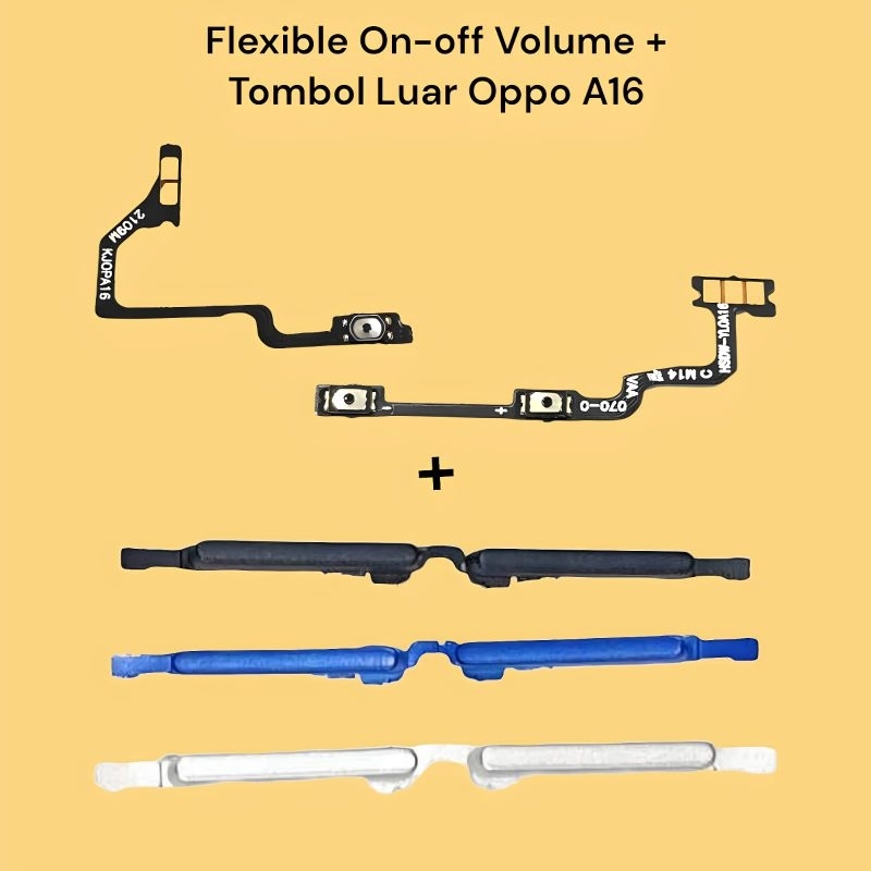 TOMBOL Flexible ON OFF VOLUME+OPPO A16 Outer Button | Shopee Malaysia