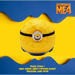 Despicable Me 4 POPCORN BUCKET & CUP TUMBLER XXI Mega Minion MEL JERRY ...