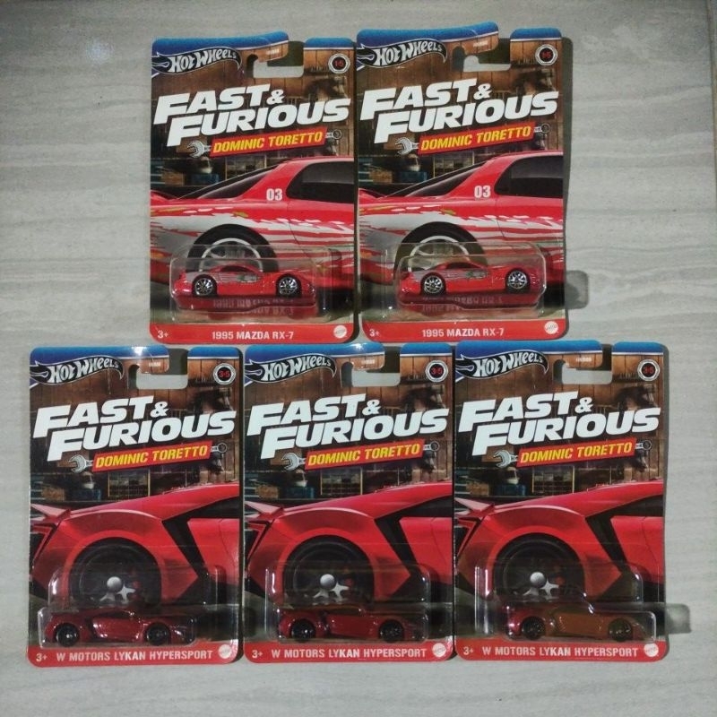 Hot wheels fast furry mazda rx7 dominic | Shopee Malaysia