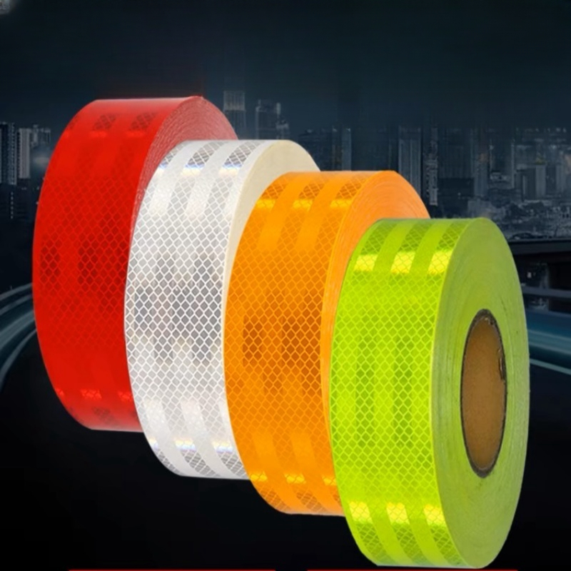 CAHAYA MERAH PUTIH Yellow / Red / White Scotlight Reflector Sticker ...