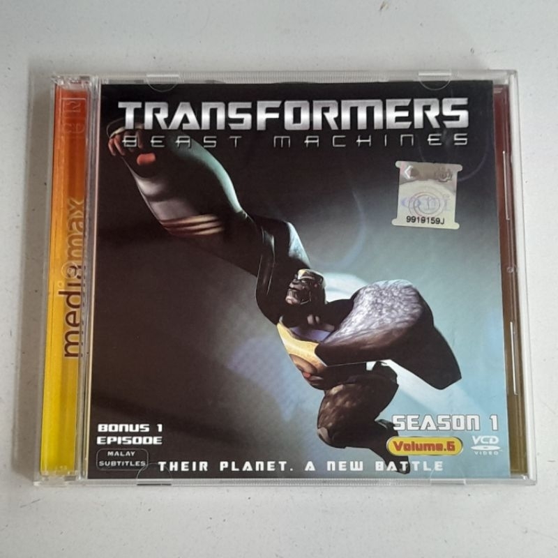 Vcd Transformers Beast Machine Animation Season 1 Vol. 6 (2007) 2 Disc ...
