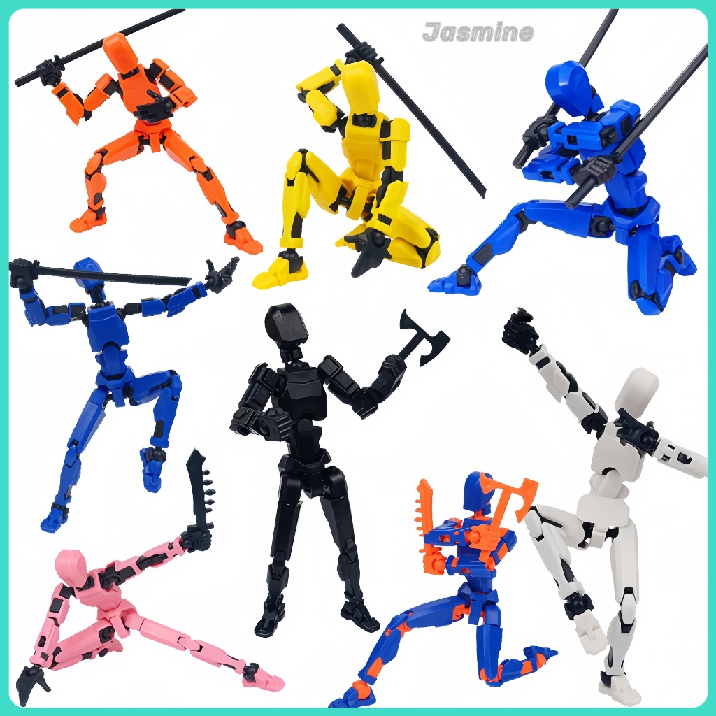 Dummy 13 Action Figures, Multi-Joint Movable Shape Shift Toy, 3D Print ...