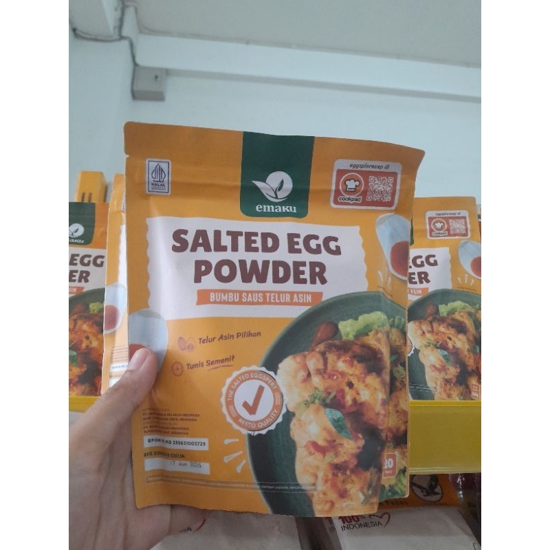 Emaku SALTED EGG POWDER 160GR | Salted Egg Sauce Seasoning | Shopee ...