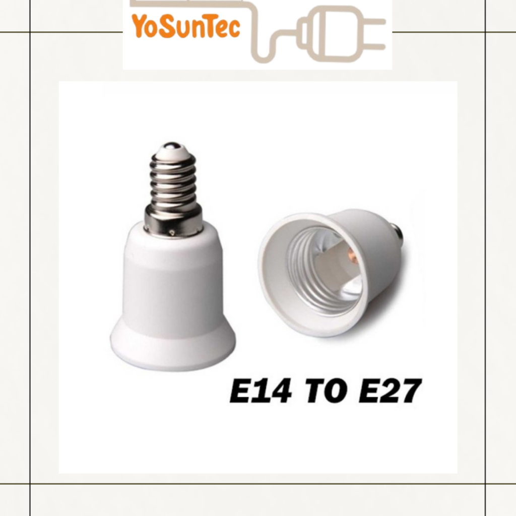 Light Fitting Converter E14 to Fitting E27 / E 27 to E 14 Light Fittings | Shopee Malaysia