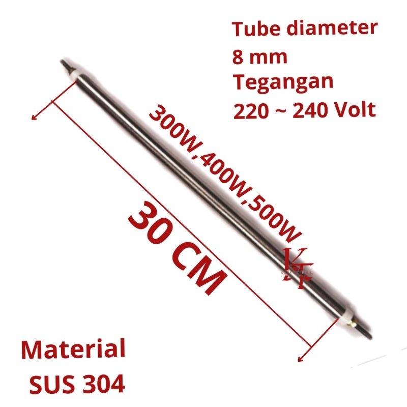 Straight Tubular Heater/Heating Element For oven 30cm | Shopee Malaysia